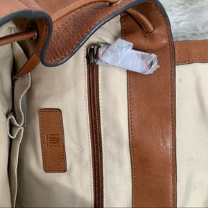 Frye | Bags | Frye Kayla Knotted Backpack Nutmeg Leather Nwot Retails ...
